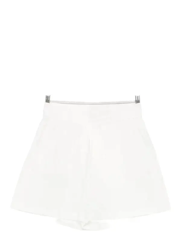 P.a.r.o.s.h Elasticated Waistband Shorts - White