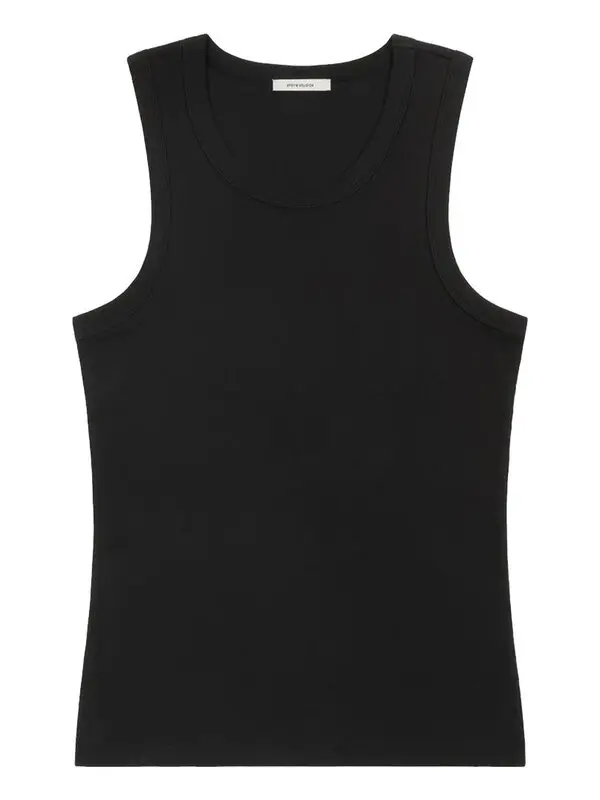 ENTIRE STUDIOS Rib Tank Top - Black