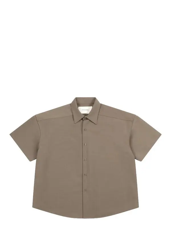 ENTIRE STUDIOS Short Sleeve Shirt Hills - Khaki
