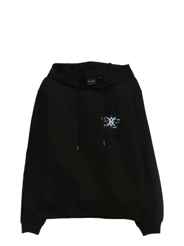 DAILY PAPER Graphic-print Hoodie - Black