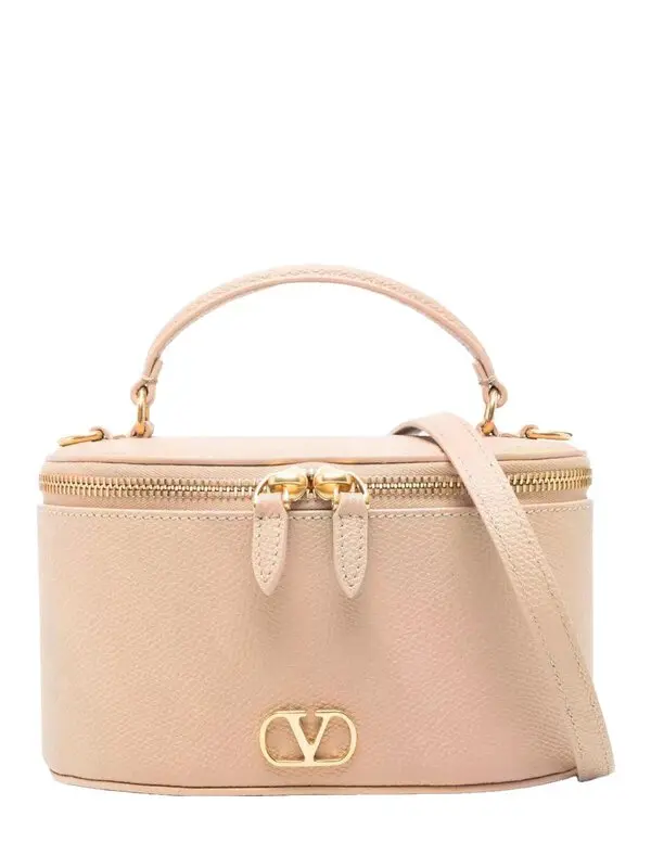 Valentino Garavani Logo Zip Tote Bag - Neutrals