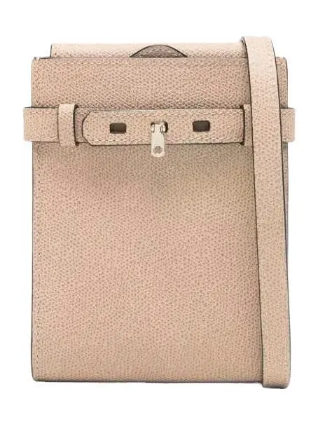 VALEXTRA Brera Buckle Mini Bag - Neutrals