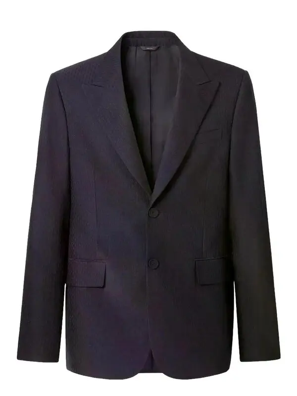 Fendi Single-breasted Blazer - Blue