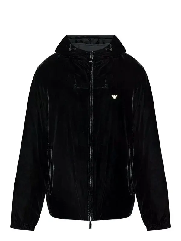Emporio Armani Reversible Hooded Jacket - Black