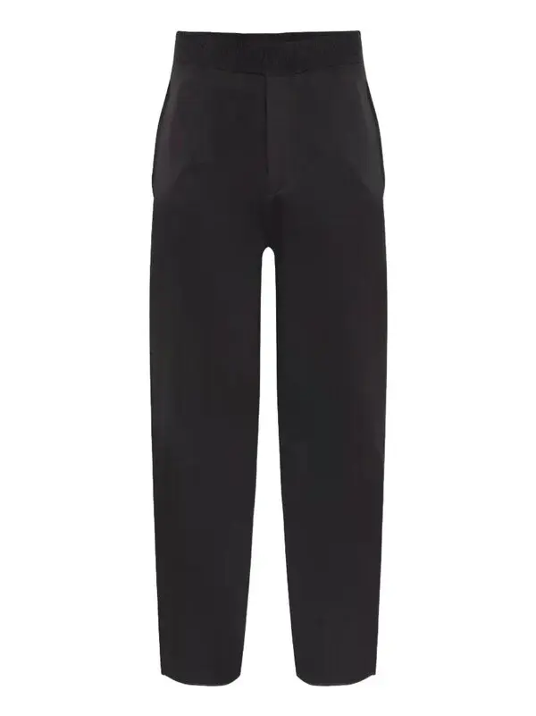 Emporio Armani Loose Fit Trousers - Black