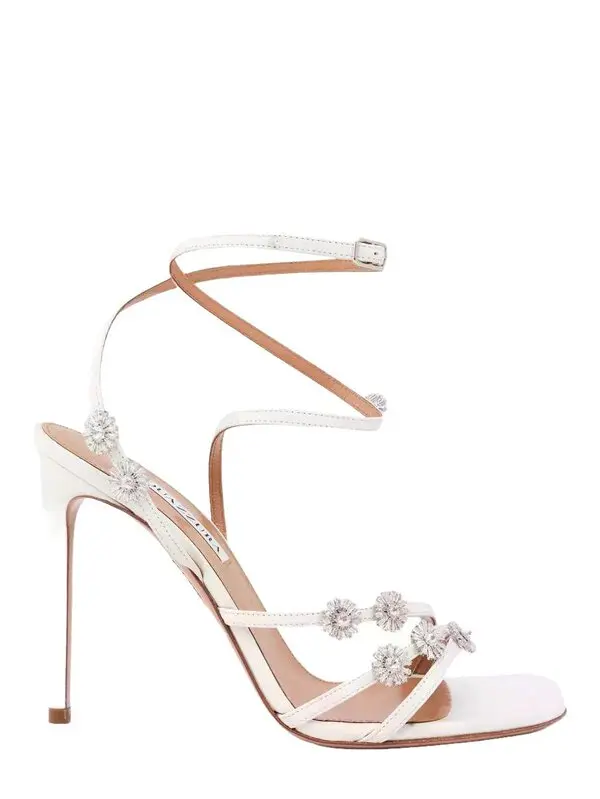 AQUAZZURA Open Toe Sandals - White