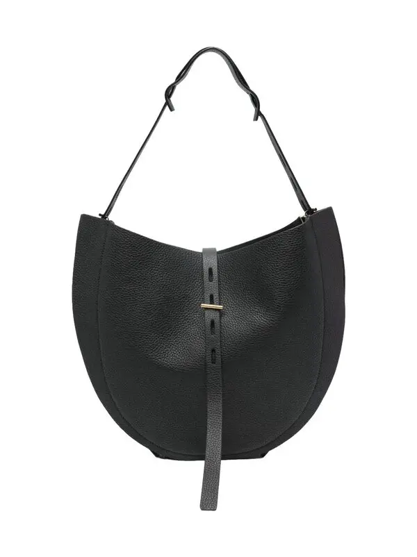MINOBOSSI Textured Strap Shoulder Bag - Black