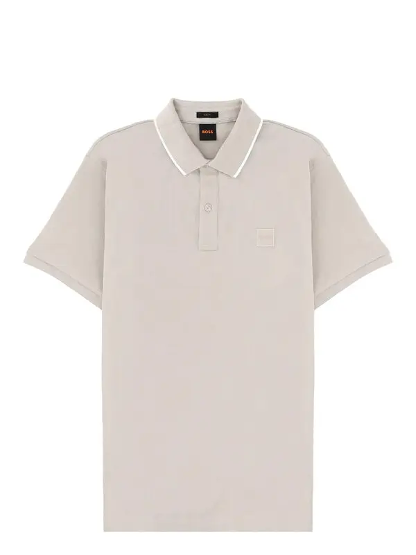 BOSS Polo With Logo - Dove