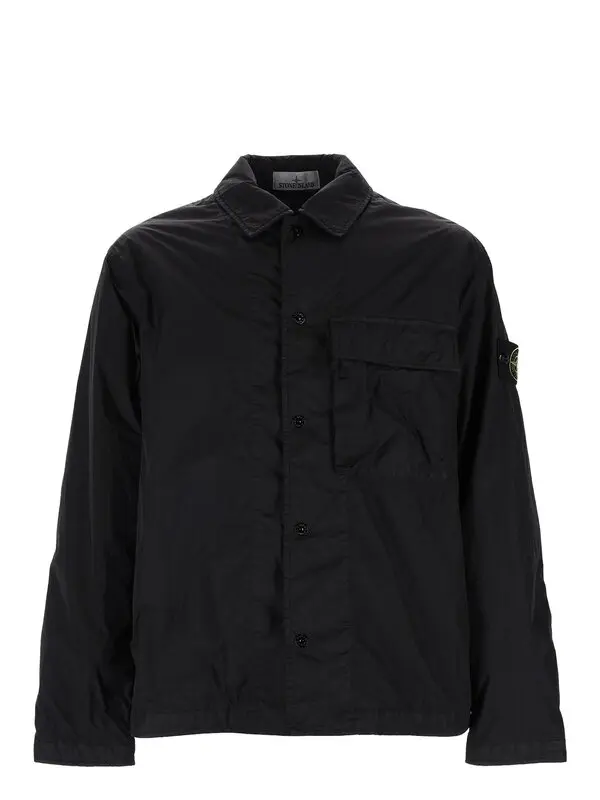 Stone Island Padded Overshirt - Black