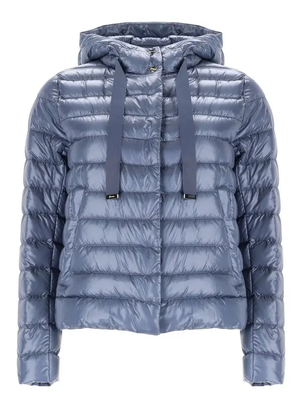 Herno Down Hooded Jacket - Azure