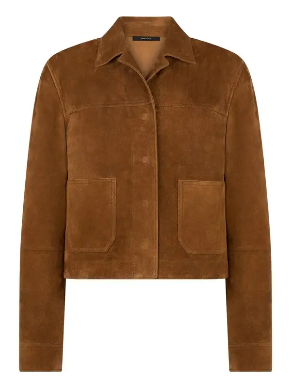 TOM FORD Suede Jacket - Brown