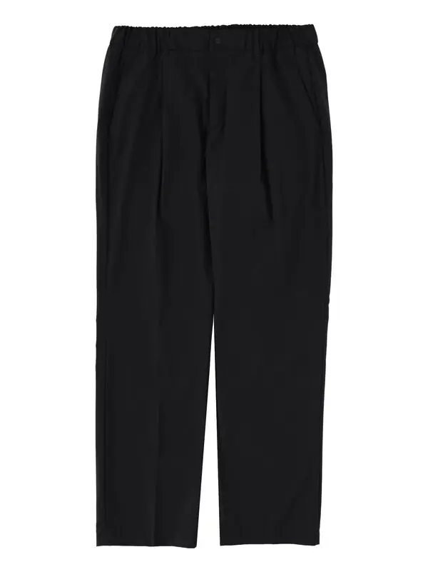 Herno Wool Blend Tailored Trousers - Black