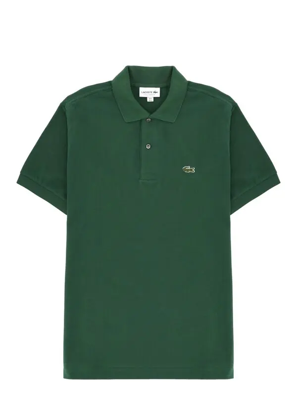 Lacoste Polo With Logo - Green