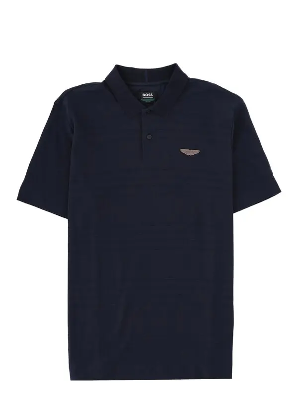 BOSS Polo With Logo - Blue