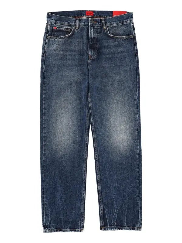 Hugo Cotton Denim Jeans - Blue