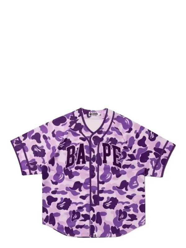 BAPE Taipei 19th Anniversary Baseball Jersey - Purple