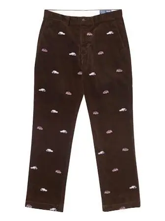 PALACE Ralph Lauren Embroidered Cord Gti Chino - Mohican Brown