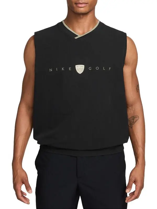 Nike Wind Dri-fit Oversized Vest - Black/limestone