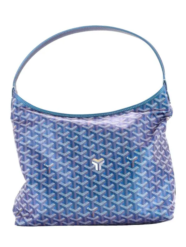 GOYARD Boheme Hobo Iridescent Coated Canvas - Blue