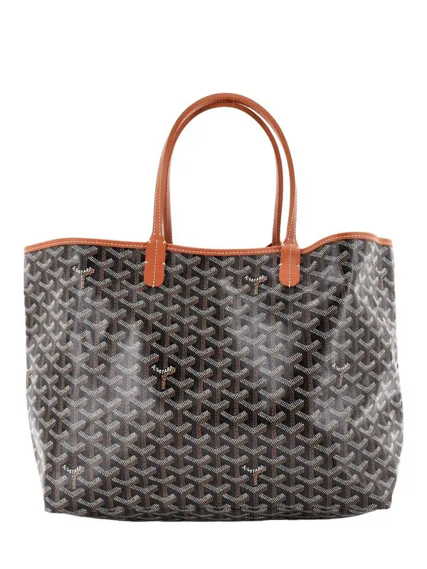 GOYARD Saint Louis Pm Tote Coated Canvas - Brown