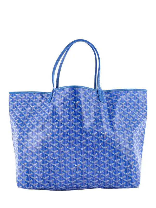 GOYARD Saint Louis Pm Tote Coated Canvas - Blue