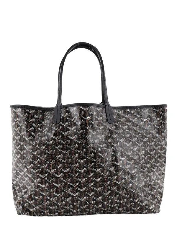 GOYARD Saint Louis Pm Tote Coated Canvas - Black
