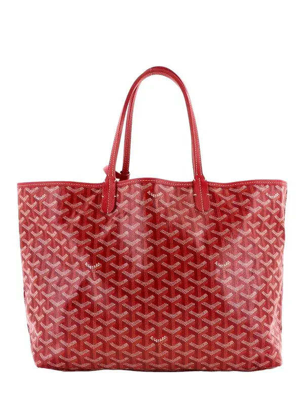 GOYARD Saint Louis Tote Coated Canvas Pm - Red