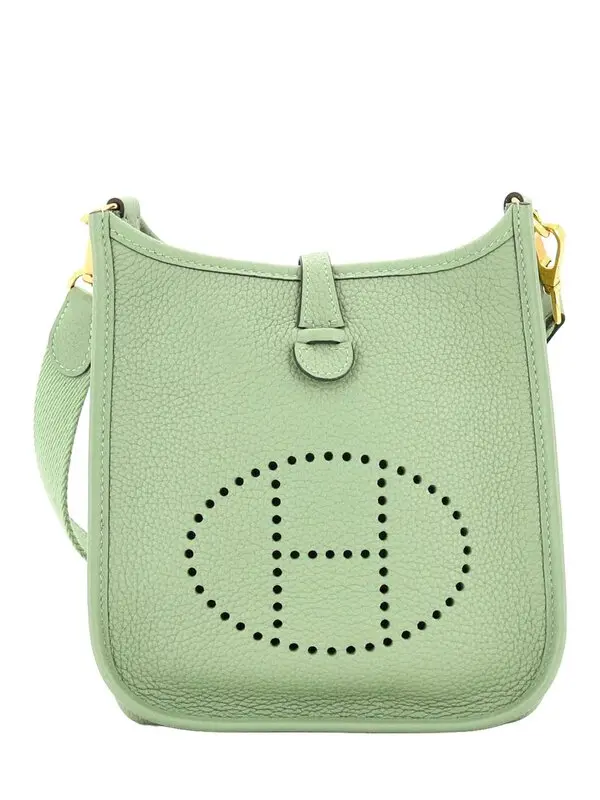 HERMES Evelyne Bag Gen Iii Clemence Tpm - Vert Criquet