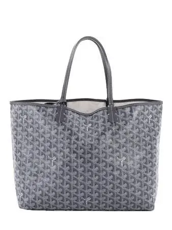 Goyard Saint Louis Tote Coated Canvas Pm - Grey