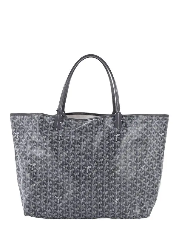 GOYARD Saint Louis Gm Tote Coated Canvas - Gray