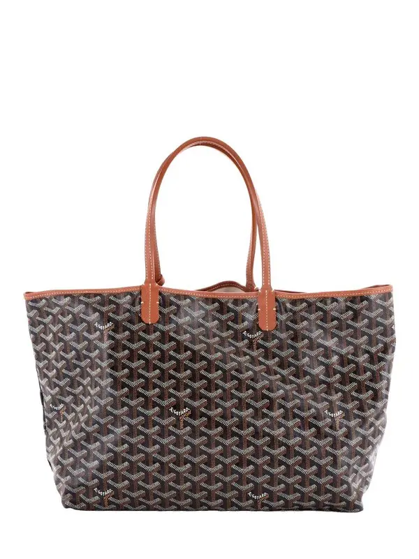 GOYARD Saint Louis Pm Tote Coated Canvas - Brown