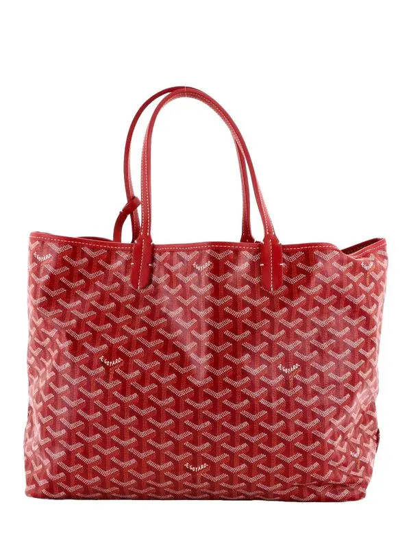 GOYARD Saint Louis Pm Tote Coated Canvas - Red