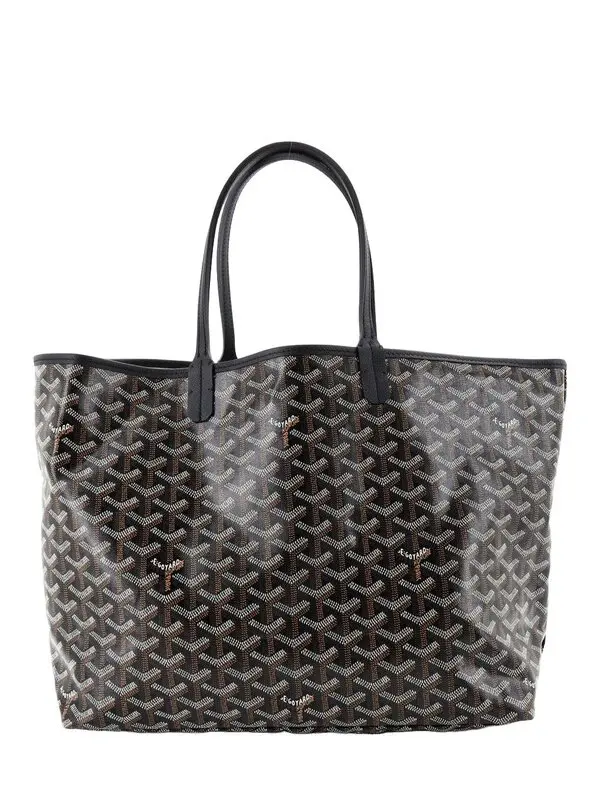 GOYARD Saint Louis Pm Tote Coated Canvas - Black