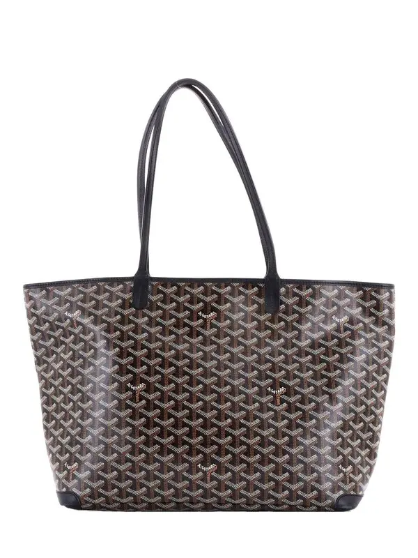 GOYARD Artois Tote Coated Canvas Mm - Black