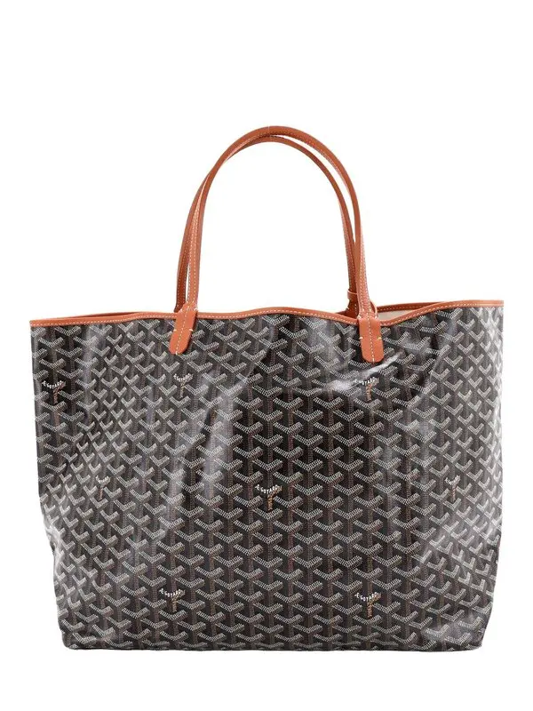 GOYARD Saint Louis Pm Tote Coated Canvas - Brown