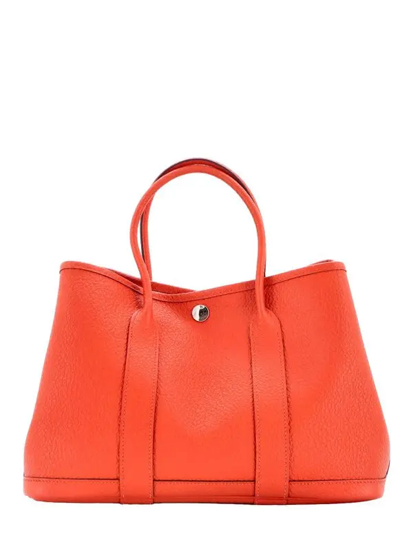 Hermès Garden Party Tote Leather 30 - Red