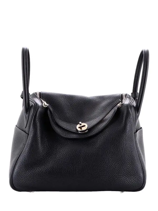 HERMES Lindy Bag Clemence 30 - Noir