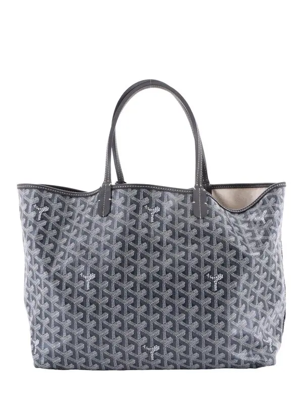 GOYARD Saint Louis Pm Tote Coated Canvas - Gray