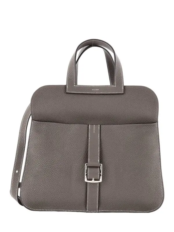 HERMES Halzan Bag Clemence 31 - Etain
