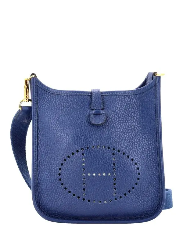 HERMES Evelyne Bag Gen Iii Clemence Tpm - Deep Blue