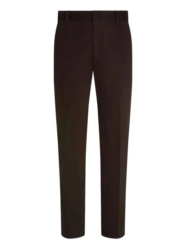 Zegna Straight-leg Trousers - Brown