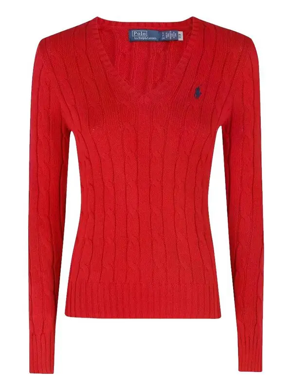 Polo Ralph Lauren V-neck Sweater - Red
