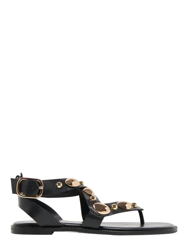 DOLCEVITA Jayde Sandals - Black Leather