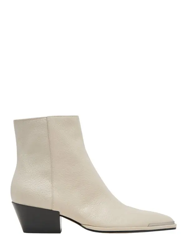 DOLCEVITA Nonah Booties - Ivory Leather