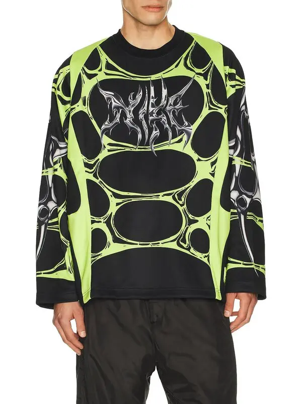 Nike Long-sleeved Jersey - Black & Volt Ice