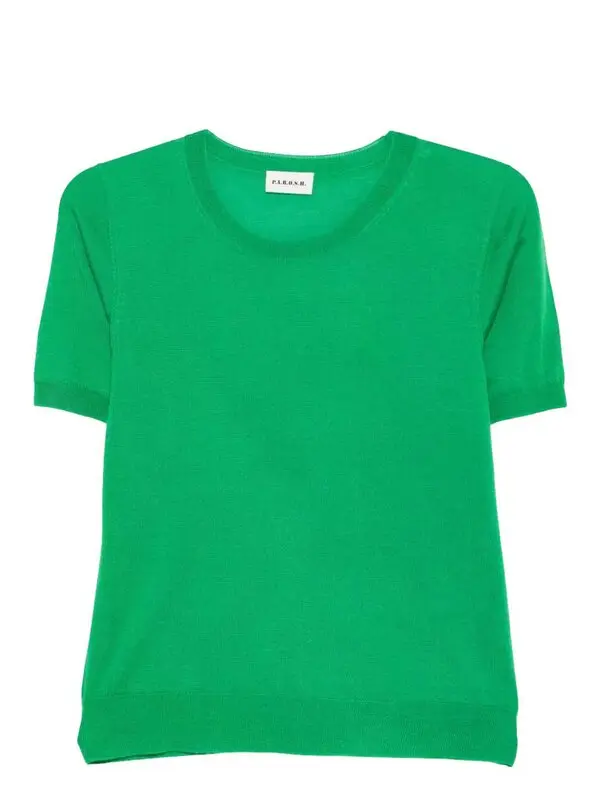 P.a.r.o.s.h Round-neck T-shirt - Green