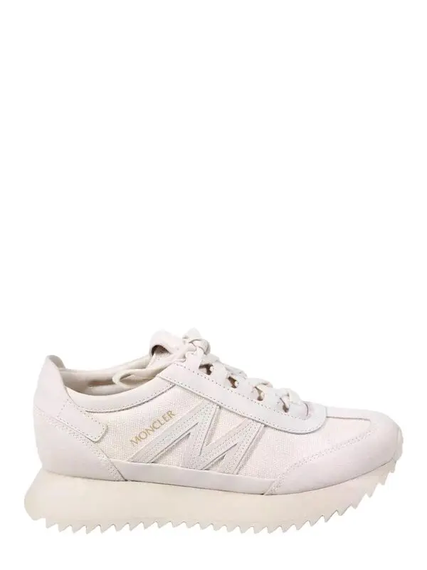 Moncler Logo Appliqué Platform Sneakers - Neutrals