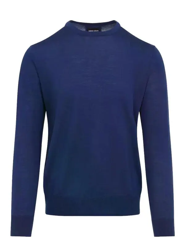 Giorgio Armani Crew-neck Sweater - Blue