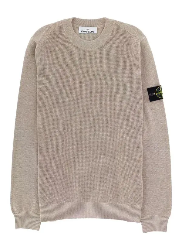 Stone Island Crew-neck Knit Sweater - Neutrals