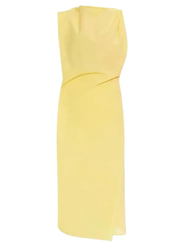Jacquemus Sleeveless Cotton Dress - Yellow